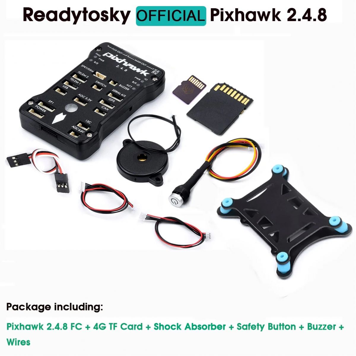 Контроллер полета Pixhawk 2.4.8 PX4 32Bit + M8N GPS, WiFi, RGB, SD, OSD ...